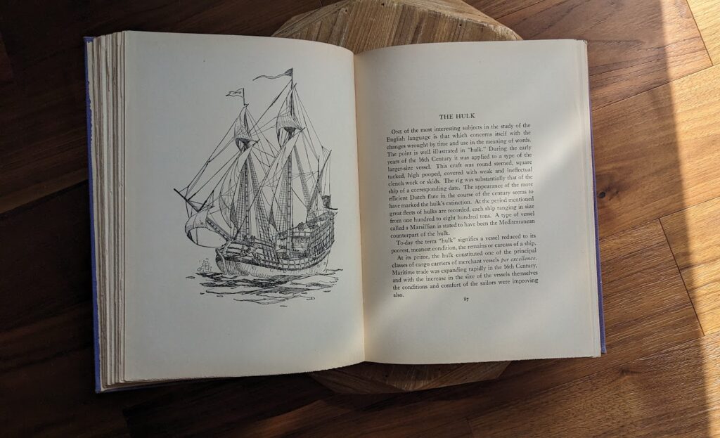 1935 The Book of Old Ships – Drawn by Gordon Grant – Ephemera Inside ...