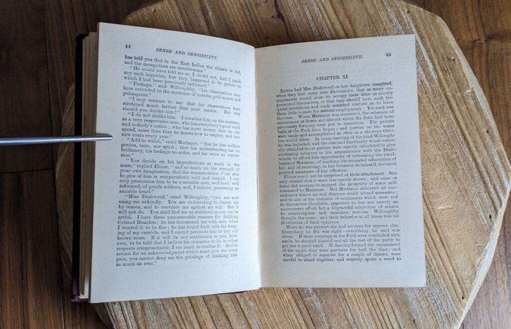 Sense and Sensibility by Jane Austen – Circa 1890s – Early 1900s ...