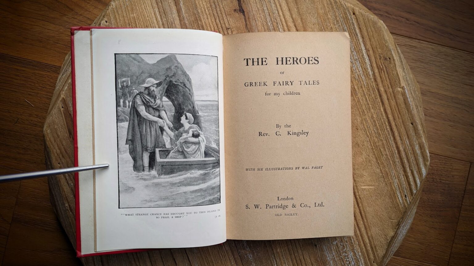 Rare copy of The Heroes or Greek Fairy Tales for My Children by Rev. C ...