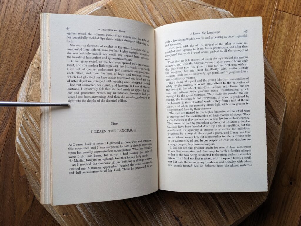 1970 A Princess of Mars by Edgar Rice Burroughs – Illustrated by Frank ...