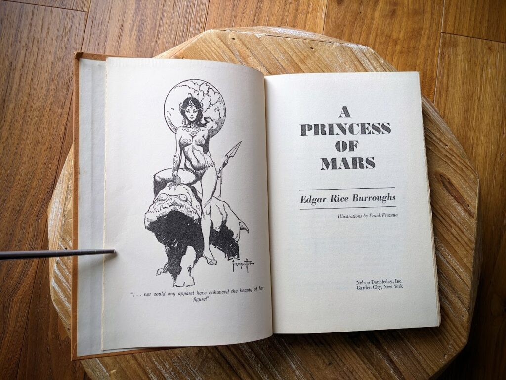 1970 A Princess of Mars by Edgar Rice Burroughs – Illustrated by Frank ...