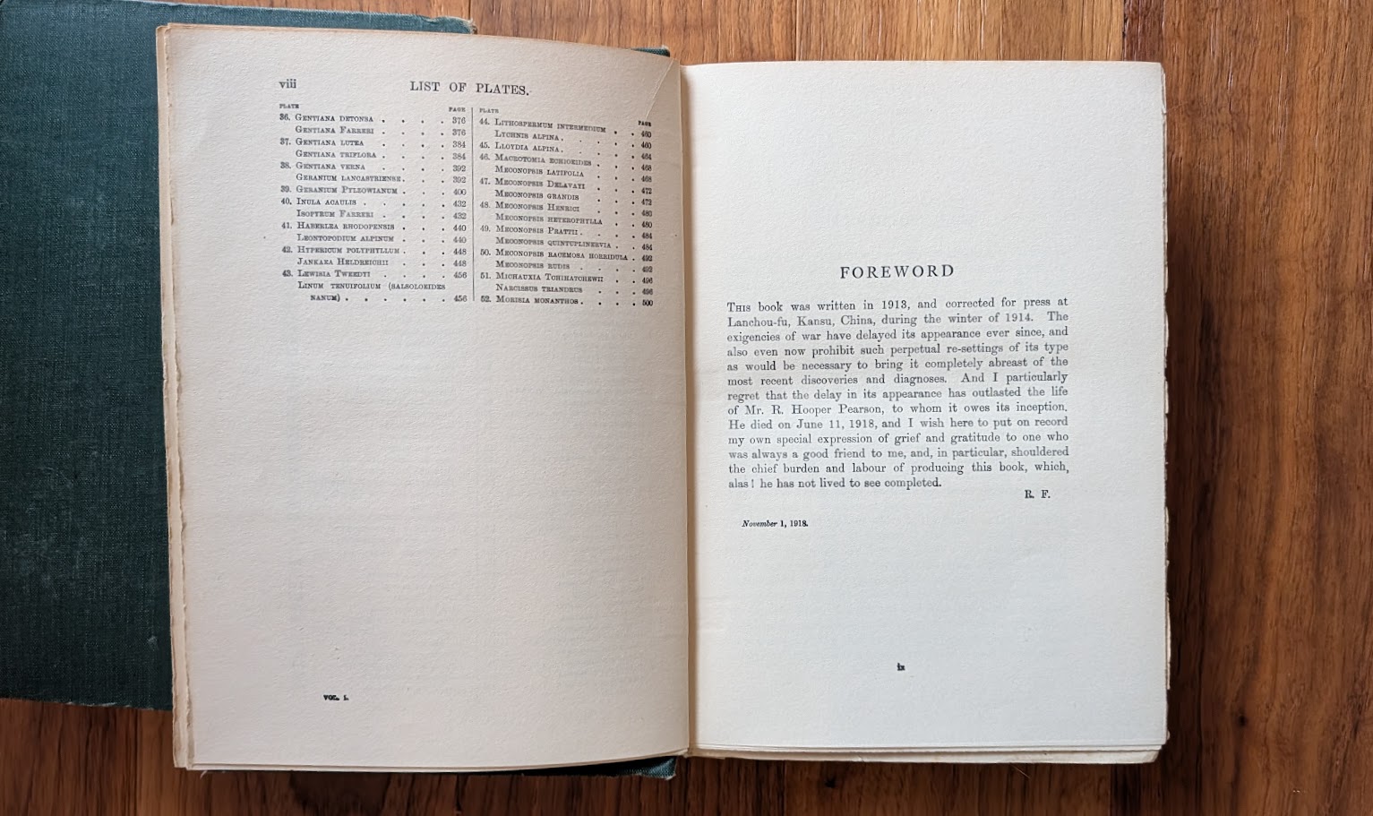1928 English Rock Garden by Reginald Farrer — Complete Two-Volume Set ...
